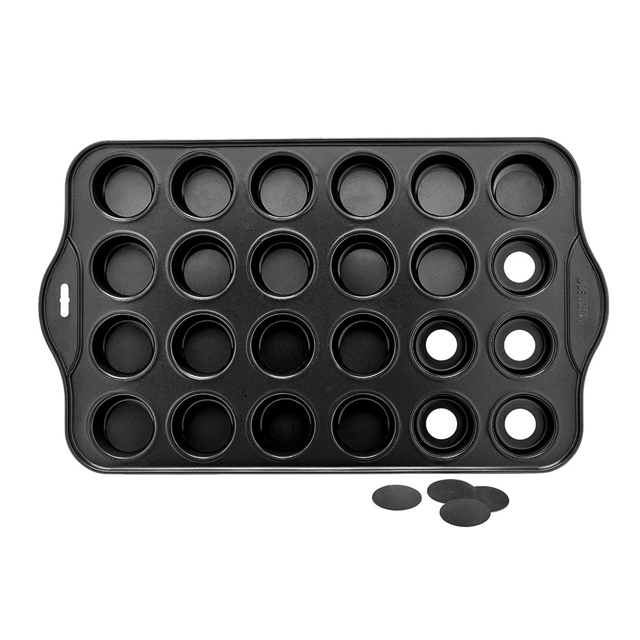 Maxi moule 24 mini muffins fond amovible | Pradel France