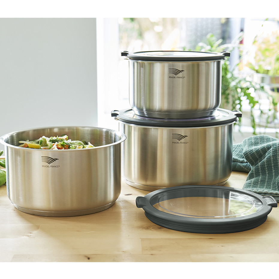 Lot de 3 couvercles hermétiques | Pradel France